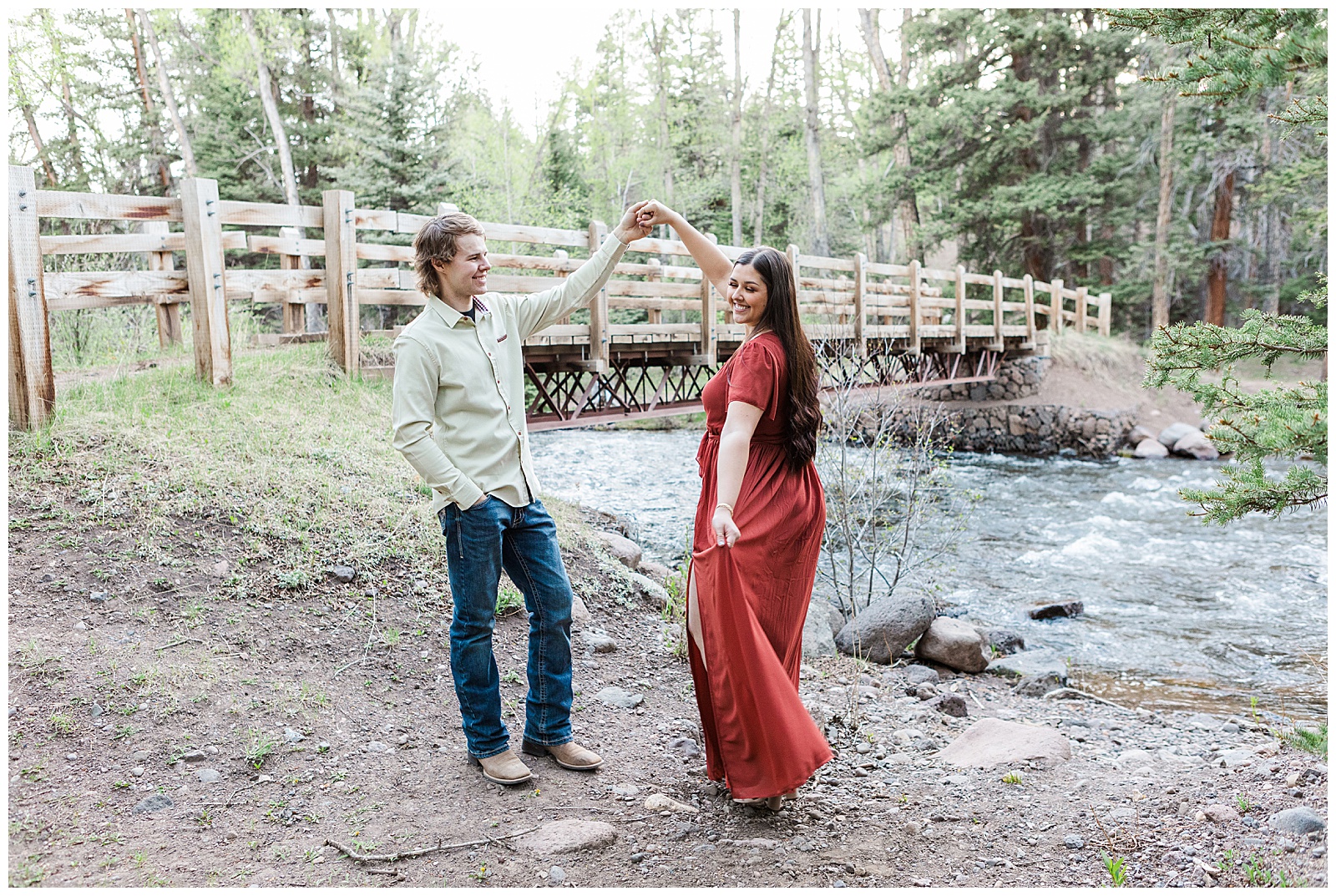Morgan & Josh | Elk Creek Campground Engagement Session ...
